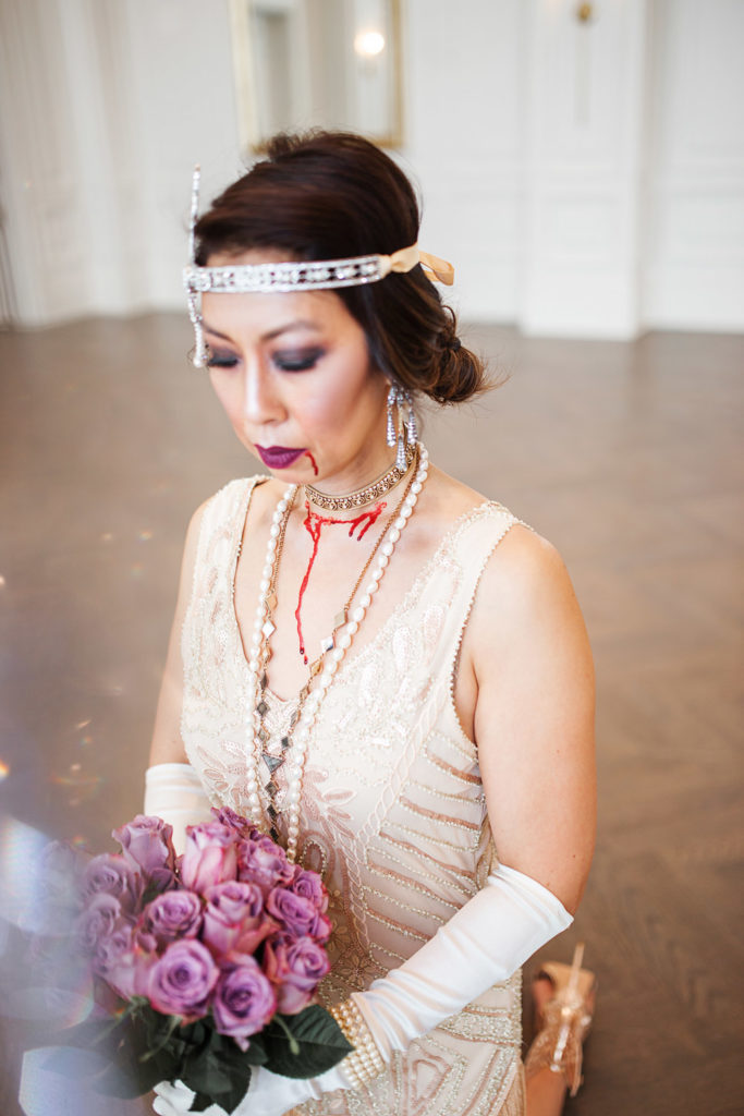 Easy Dead Flapper Costume | Dallas Adolphus Luxury Hotel | Style of Sam