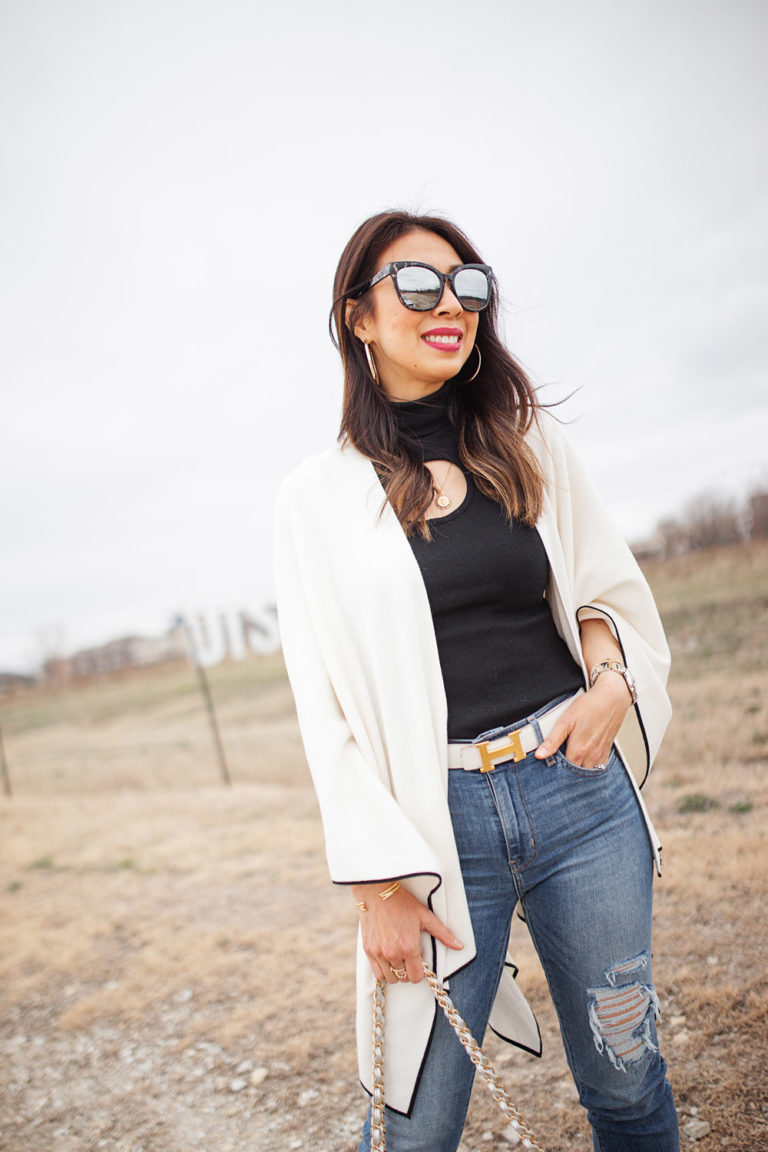 Four Chic and Easy Ways to Wear a Shawl | Style of SAm